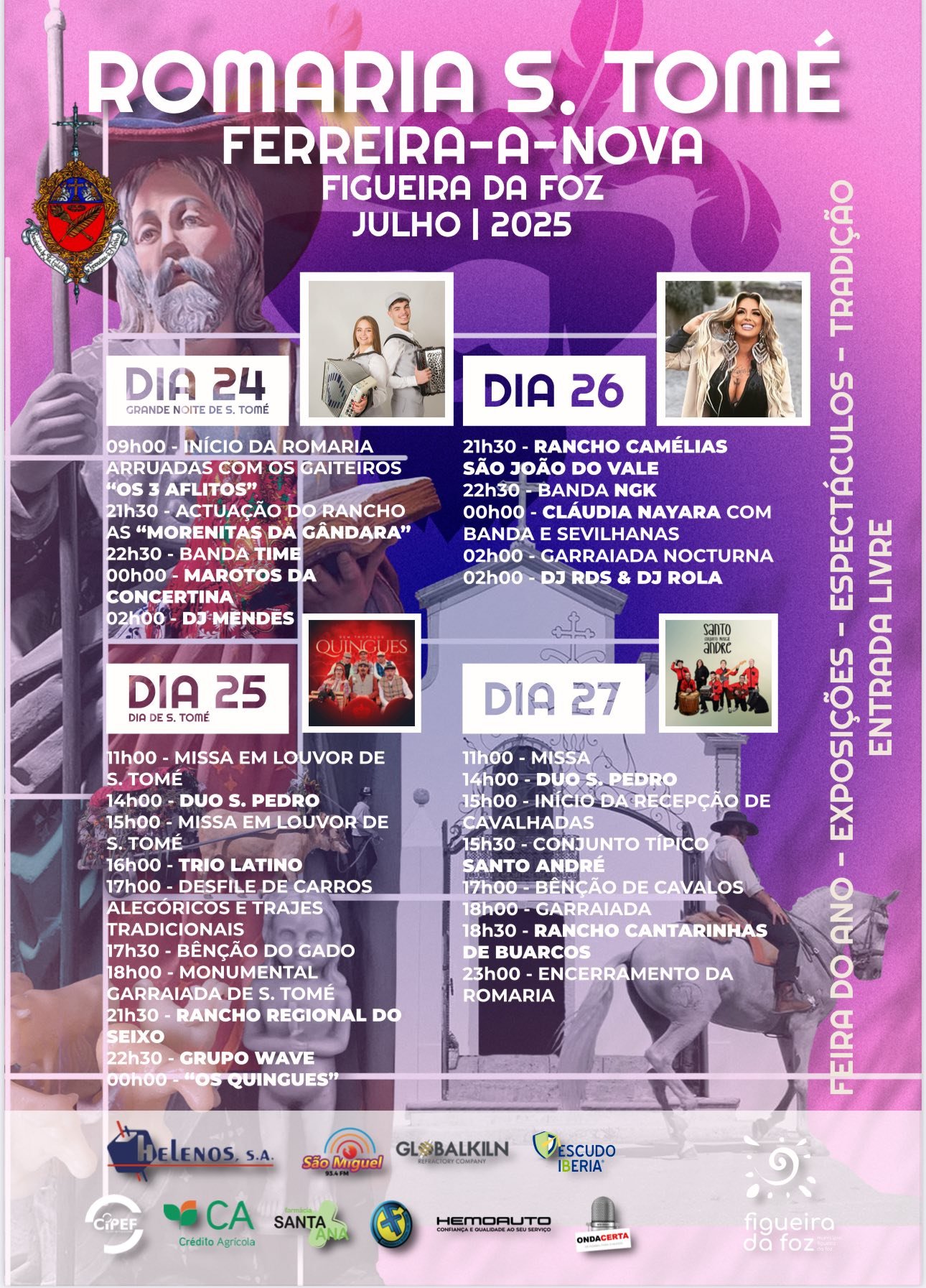 Romaria de São Tomé 2025 - Ferreira-a-Nova