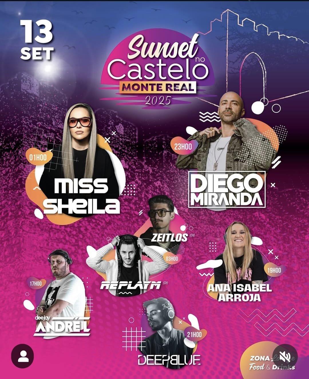 Sunset no Castelo 2025 - Monte Real